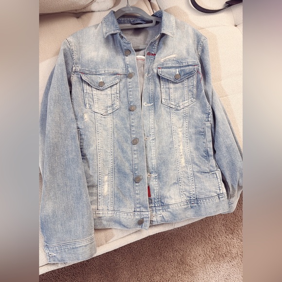 Armani Exchange | Jackets & Coats | Armani Exchange Ax Mens Distressed ...